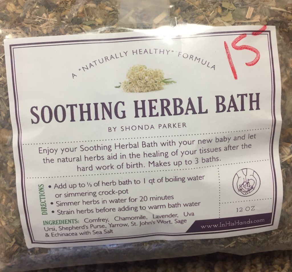 Herb Bath | Home4Birth